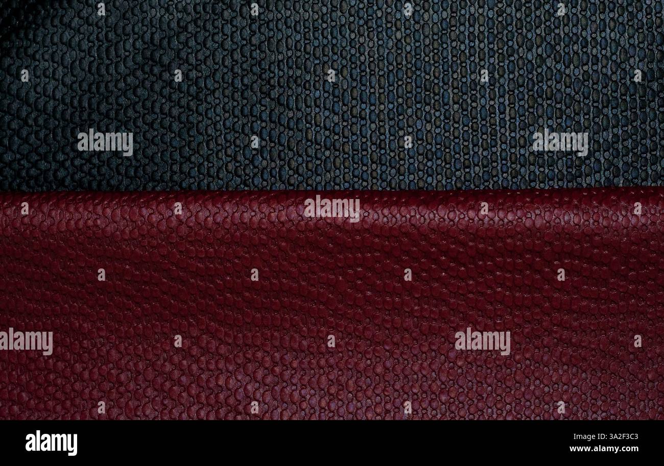 A collection of textured fabrics with a smooth surface, showcasing a ...