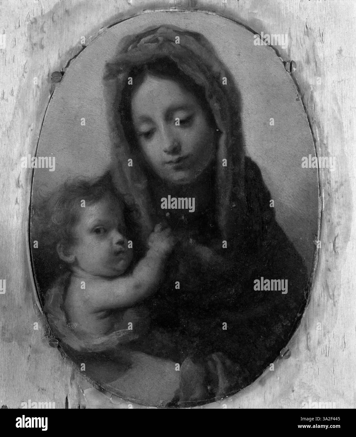 This *Madonna con Bambino* by Cristofano Allori shows the Virgin Mary holding the infant Jesus ...