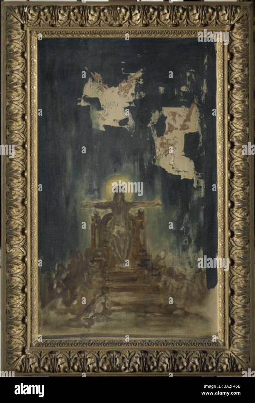 Gustave Moreau's depiction of Christ as the Consoler reflects a serene ...