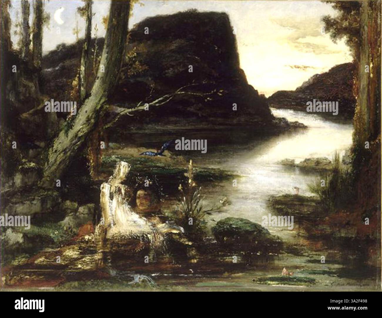 'Narcisse' by Gustave Moreau illustrates the Greek myth of Narcissus ...