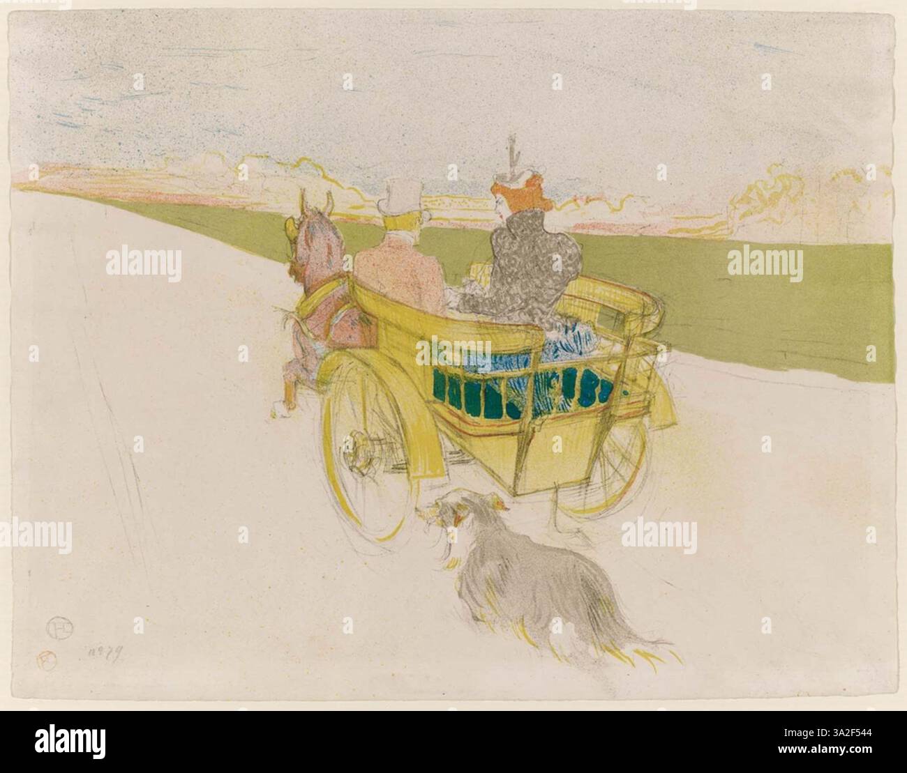 This countryside scene depicts a group of figures enjoying a day in ...