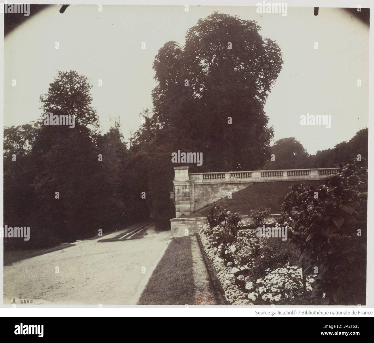Eugène Atget’s photograph captures the peaceful atmosphere of St. Cloud ...
