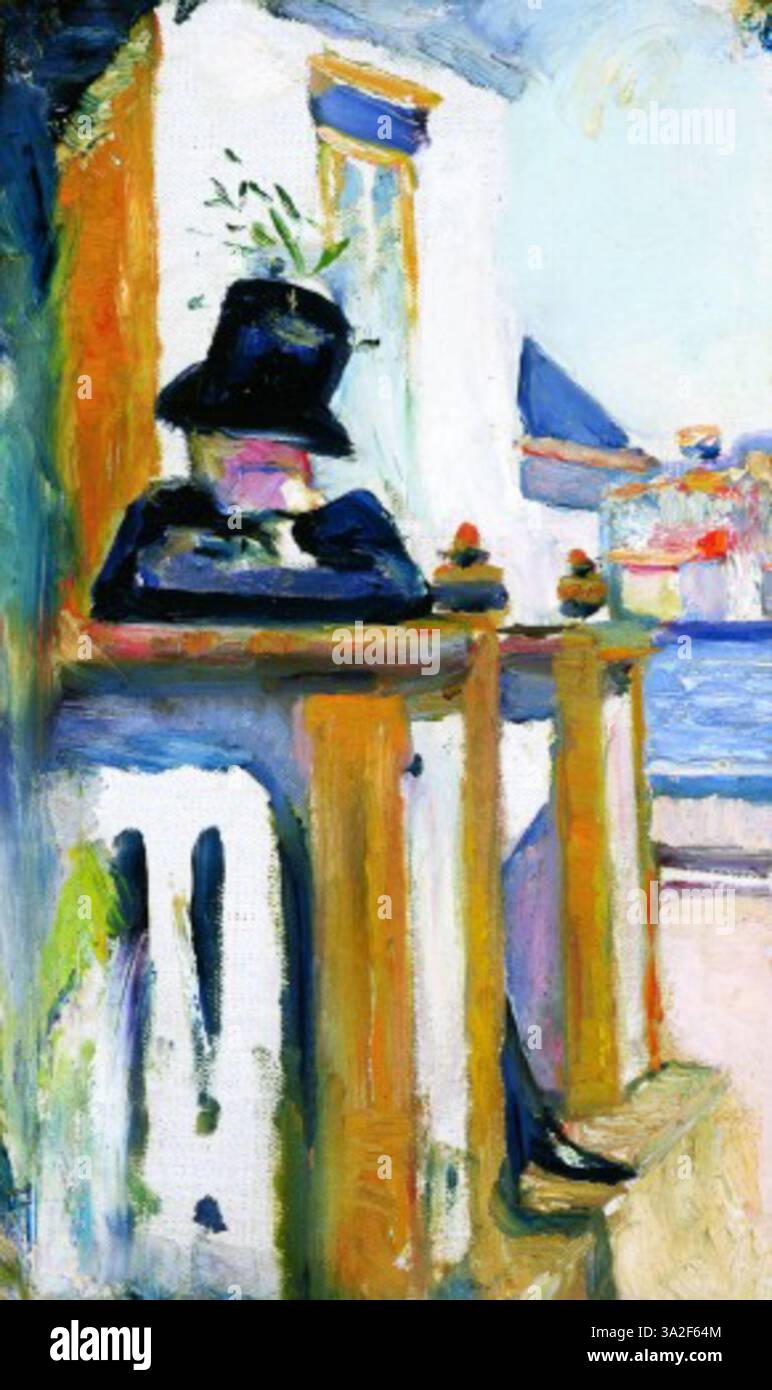 This 1886 portrait by Edvard Munch depicts Klemens Stang seated on a ...