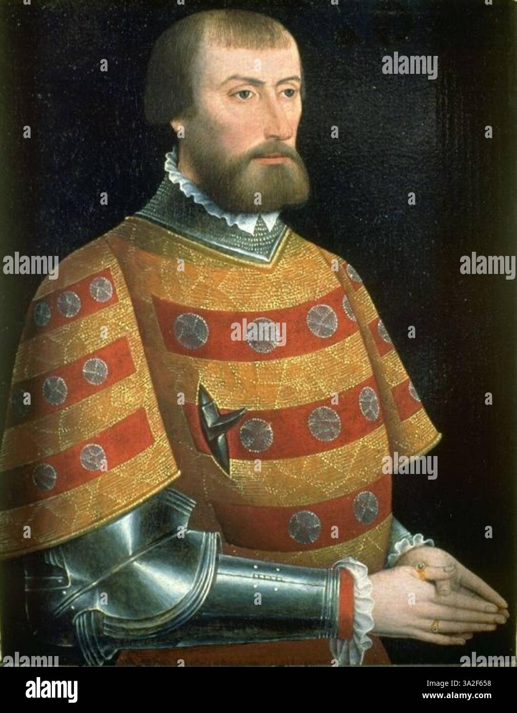 A portrait of a knight by the Master of the Magdalene Legend, showcasing the artist's ...