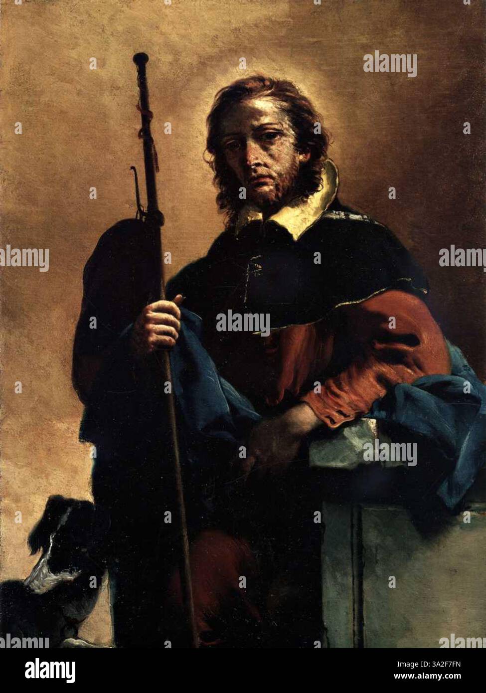 Giovanni Battista Tiepolo’s 'San Rocco' (Saint Roch) painting, created ...