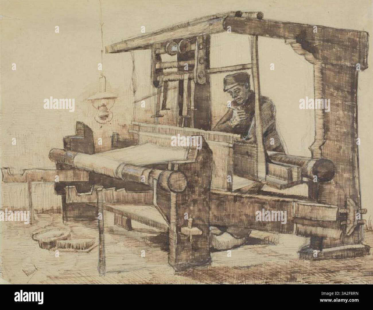 This painting by Vincent van Gogh showcases his distinctive use of bold ...