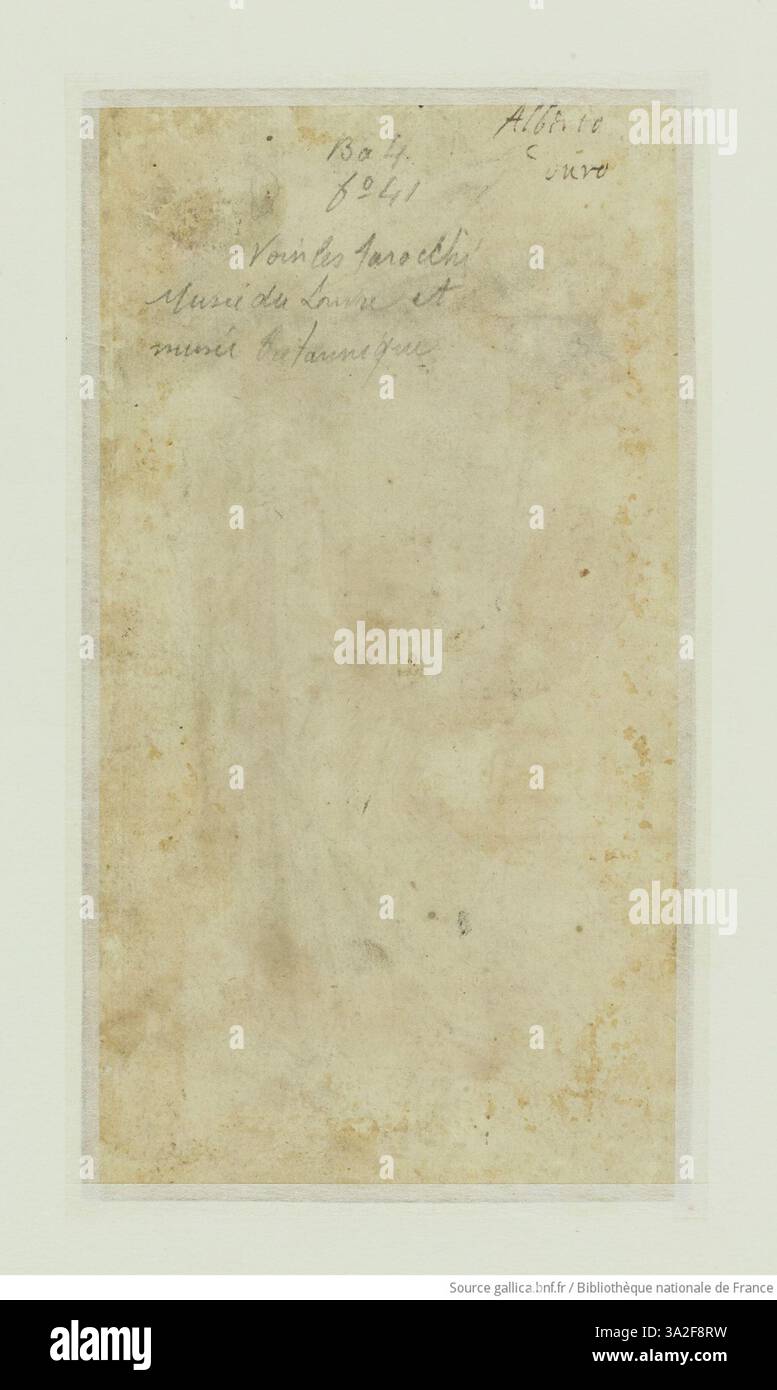 This drawing by Dürer represents the personification of Faith. The ...