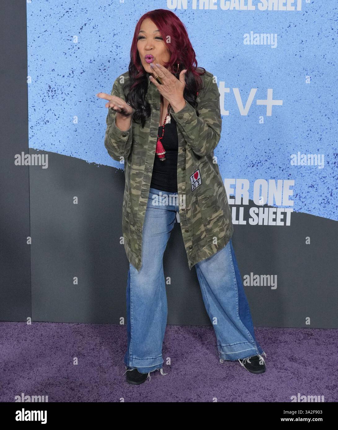 Los Angeles, USA. 12th Mar, 2025. Kym Whitley arrives at the Apple TV ...
