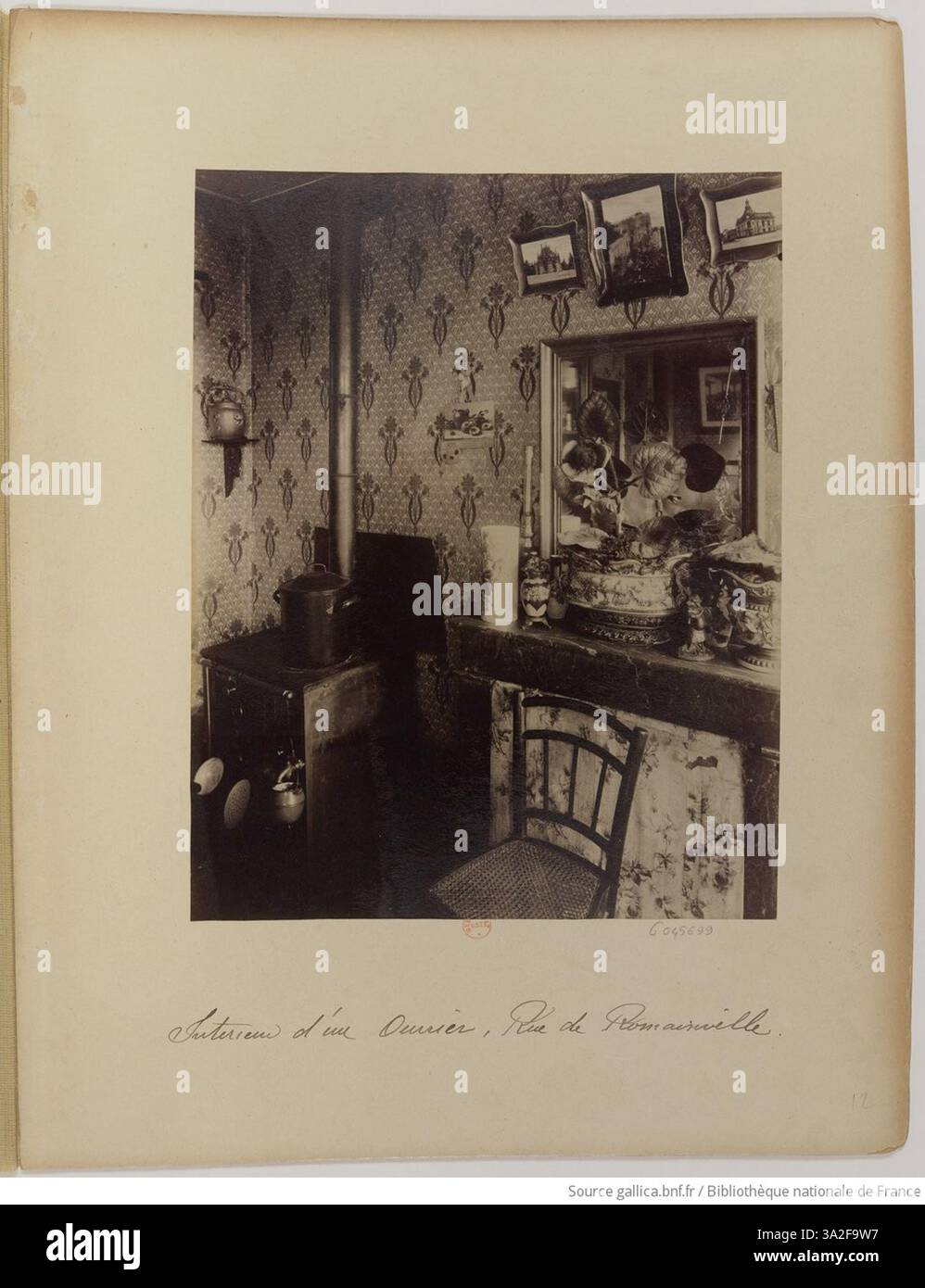 This photograph by Eugène Atget captures the interior of a worker’s ...