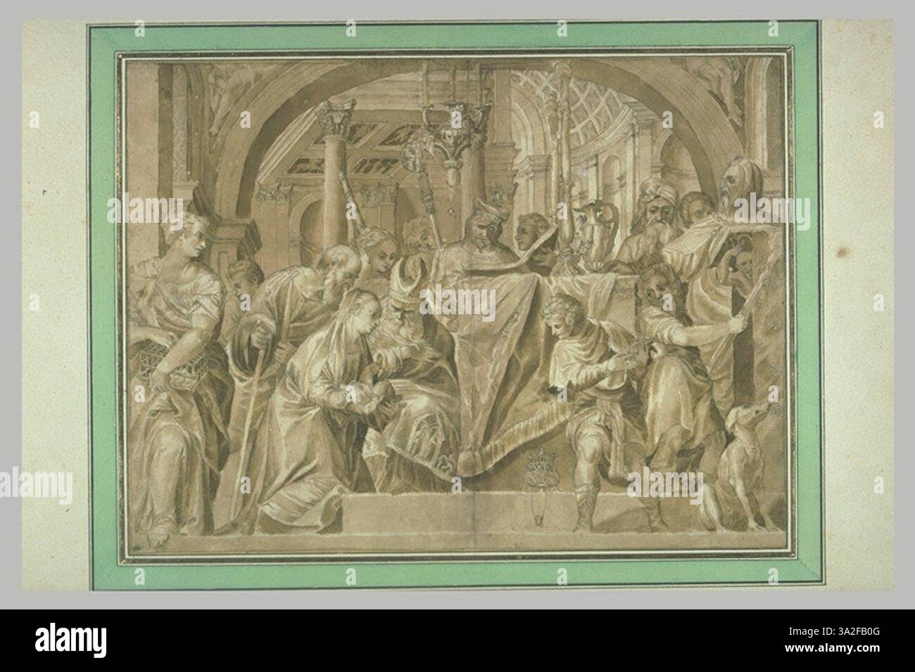 A reproduction of Veronese’s 'Presentation of Jesus at the Temple ...