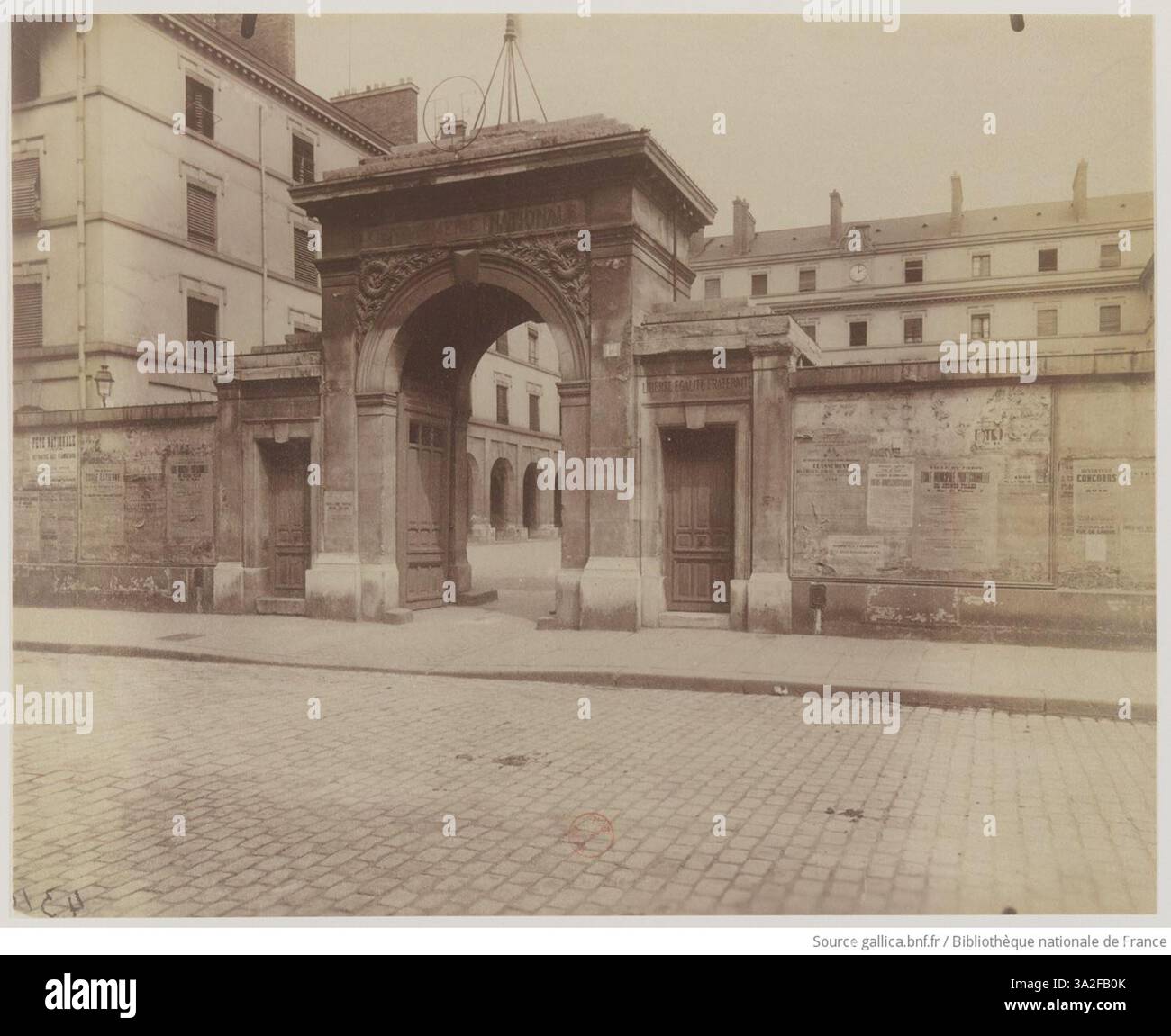 This image by Eugène Atget features the former Couvent des Minimes at ...