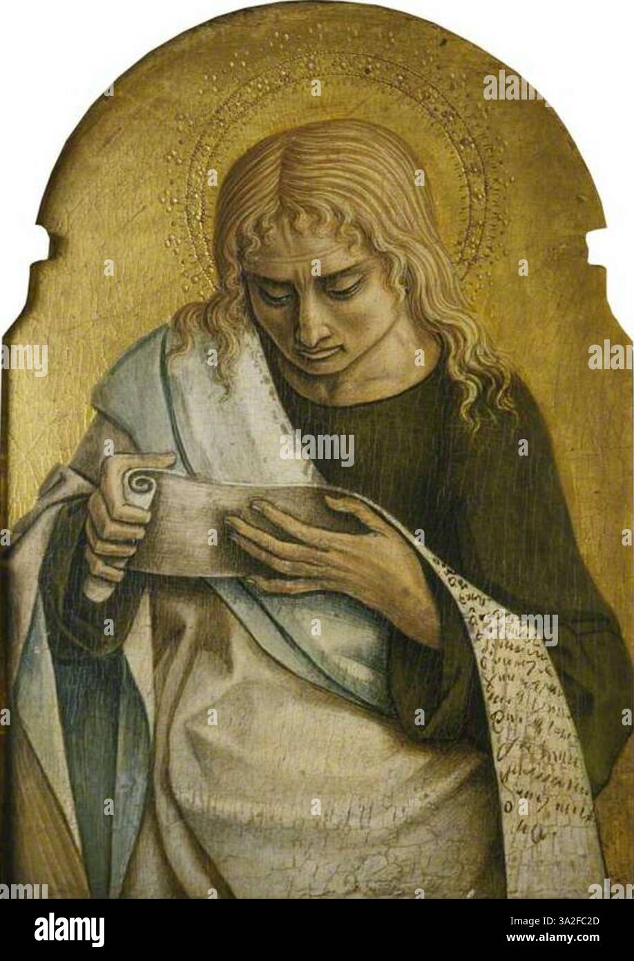 Carlo Crivelli’s depiction of two Evangelists, Saint John the ...