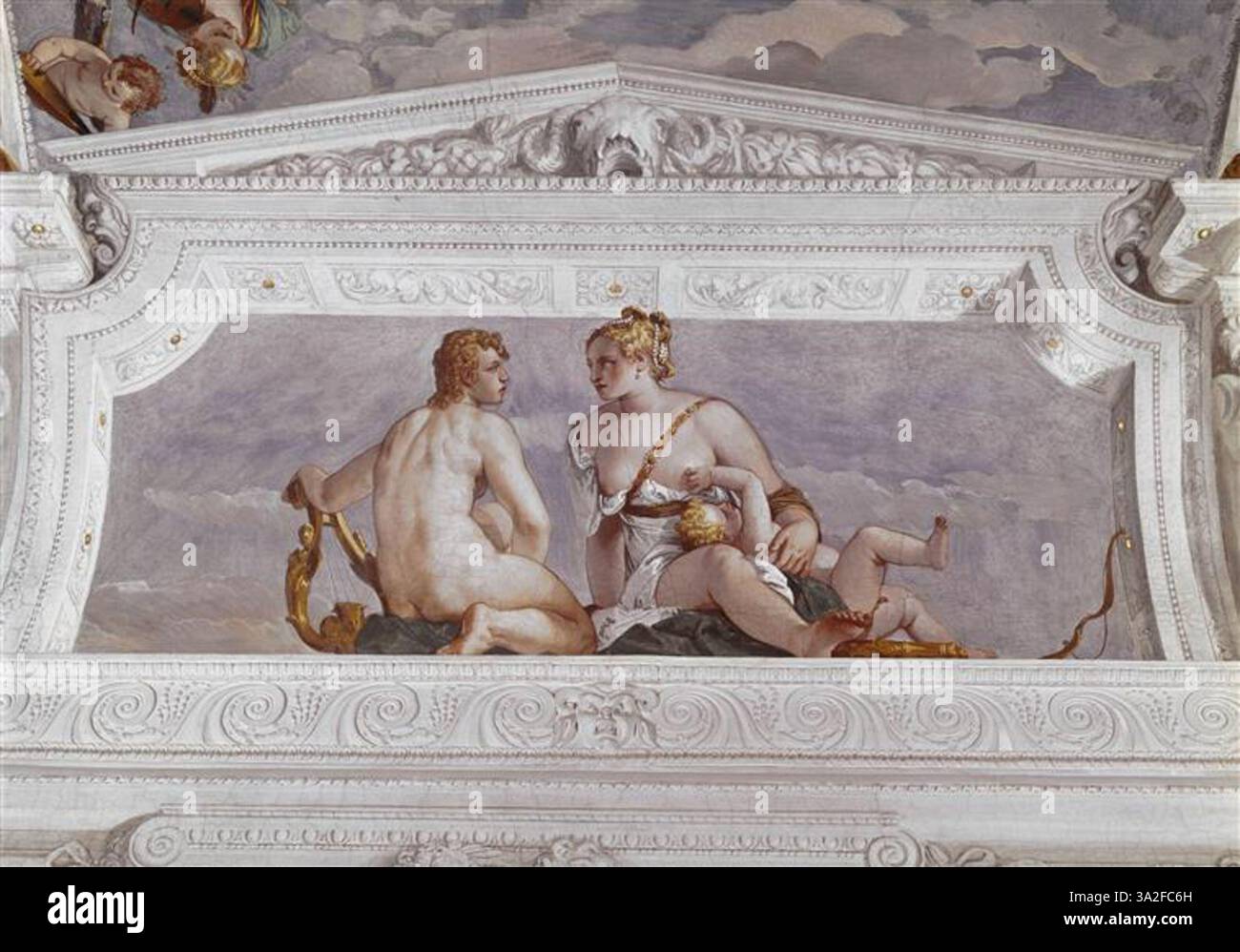 Apollo Venus And Cupid By Paolo Veronese Depicts The Gods Of Greek Mythology The Vibrant