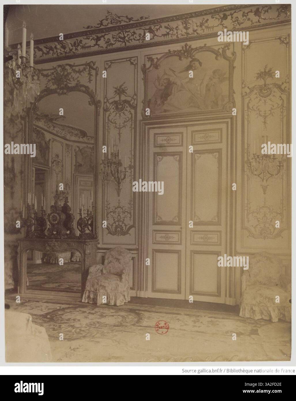 This photograph by Eugène Atget depicts the exterior of the Austrian ...