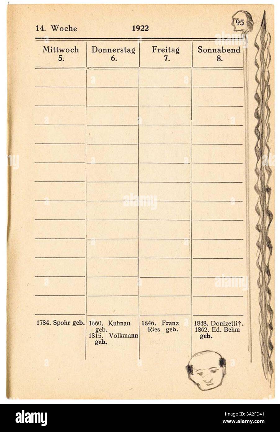 This image features a composition by Arnold Schoenberg, reflecting his ...