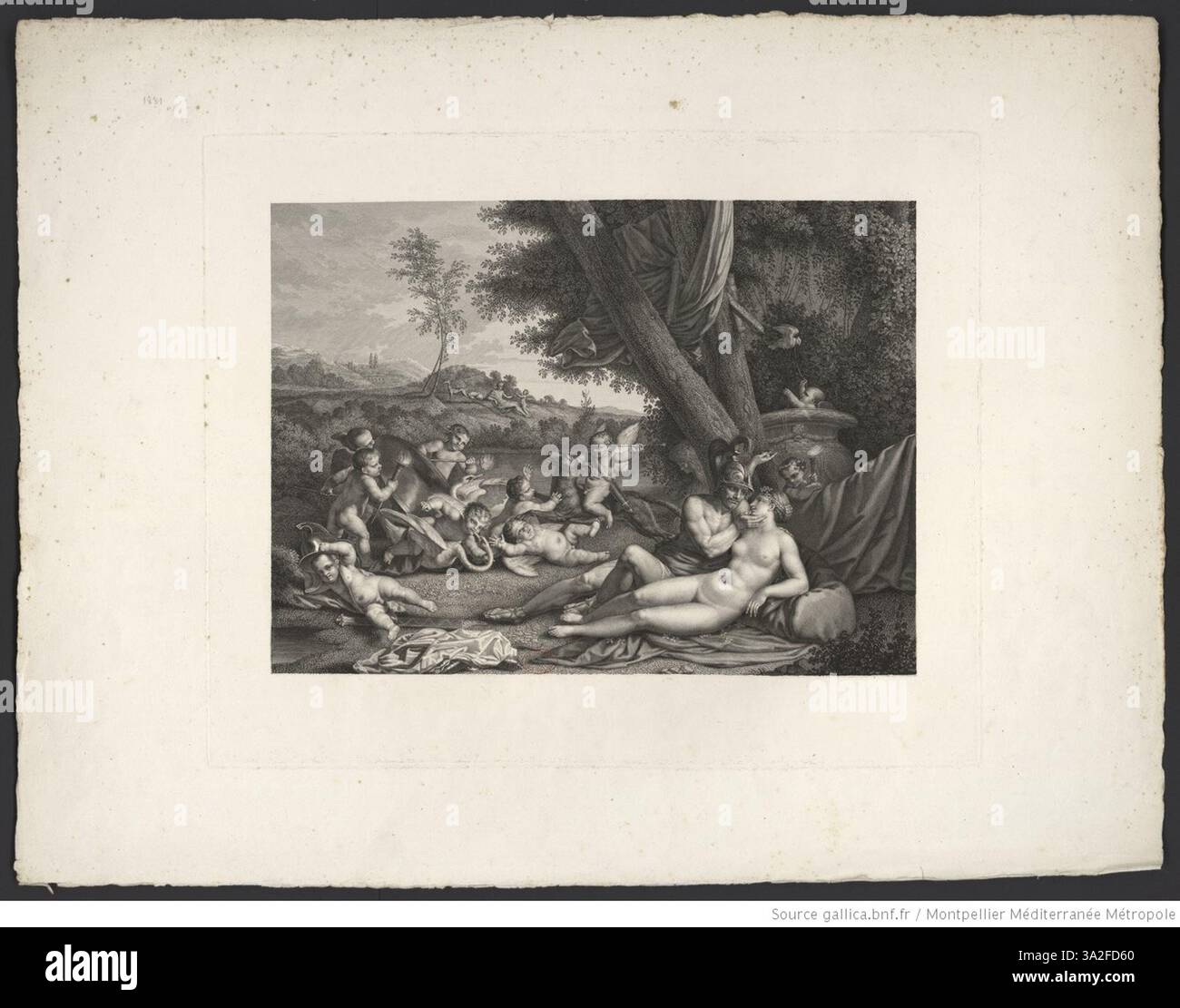 'Vénus et Mars' by Nicolas Poussin depicts the love story between the ...