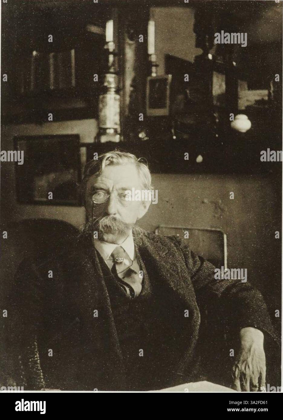 This portrait by Degas captures Daniel Halévy’s focused demeanor ...