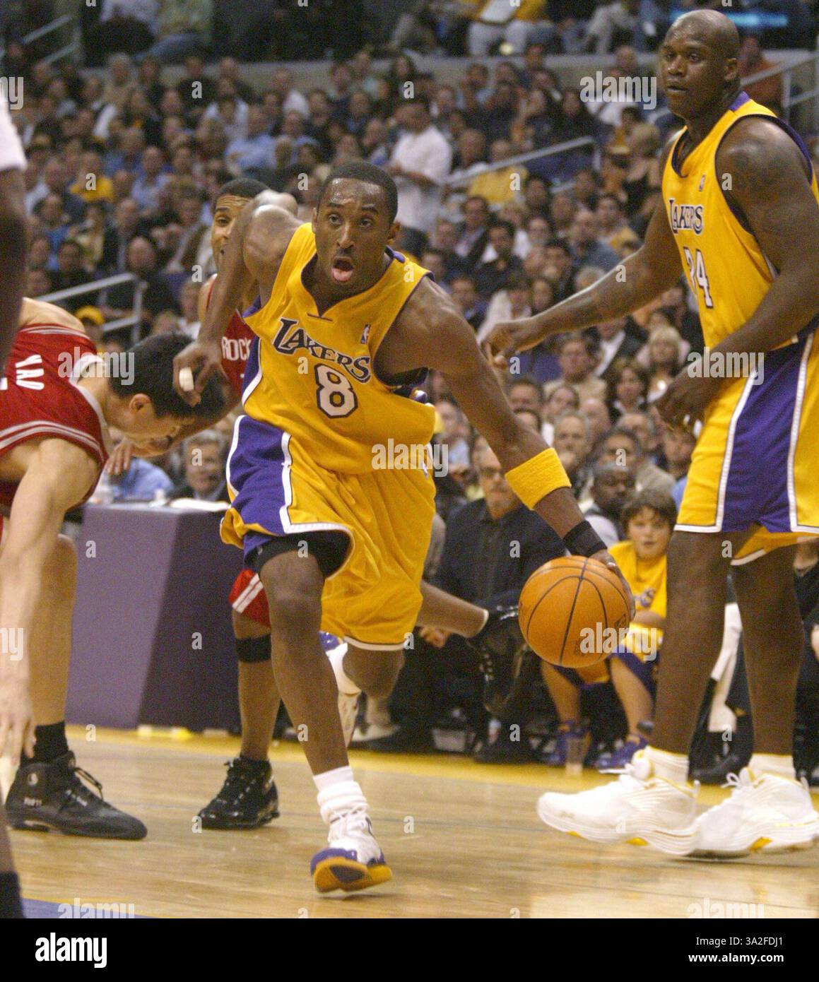 Apr 19, 2004; Los Angeles, CA, USA; NBA Basketball: Los Angeles Lakers ...