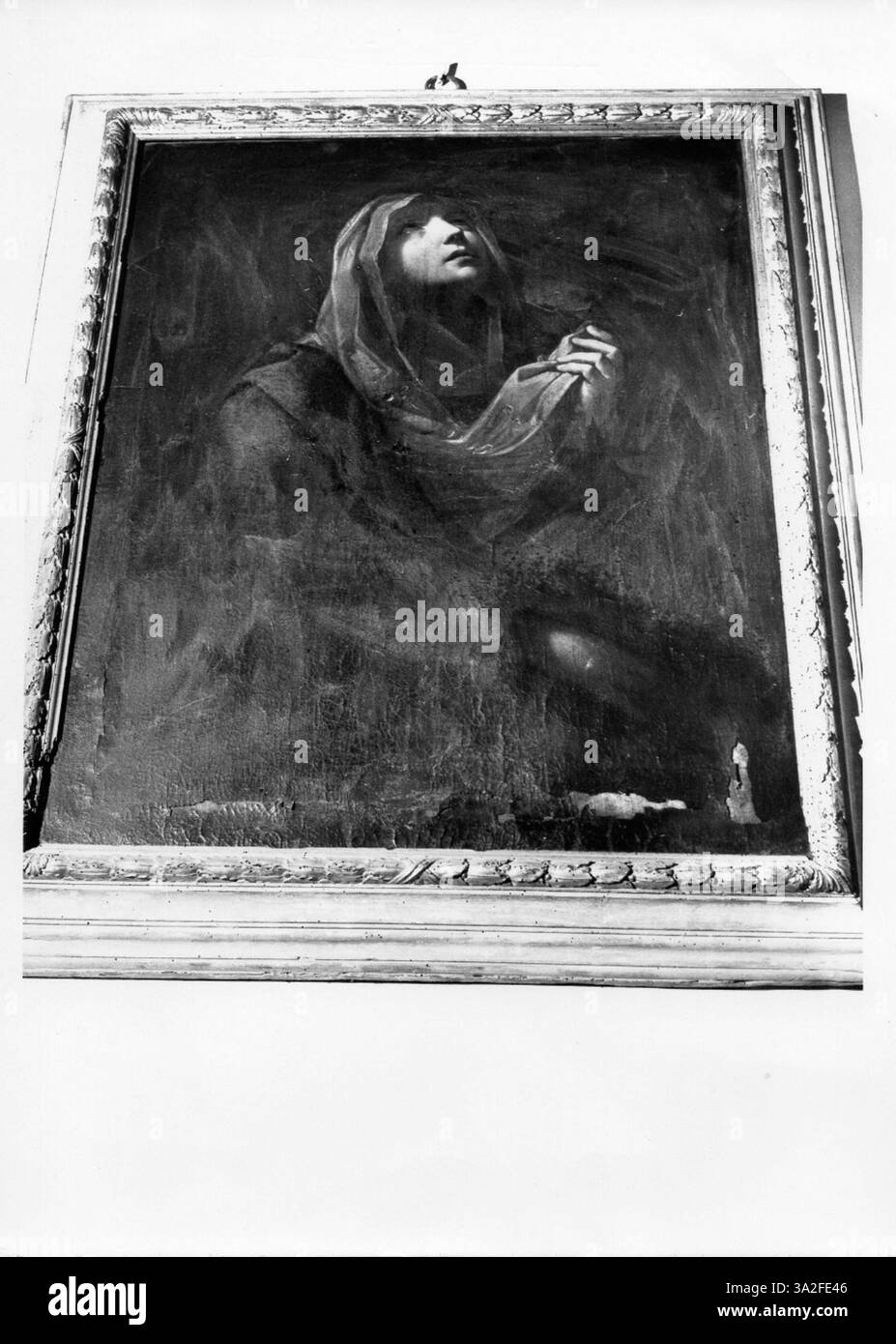 This painting, created by Guido Reni, depicts the Madonna Addolorata ...