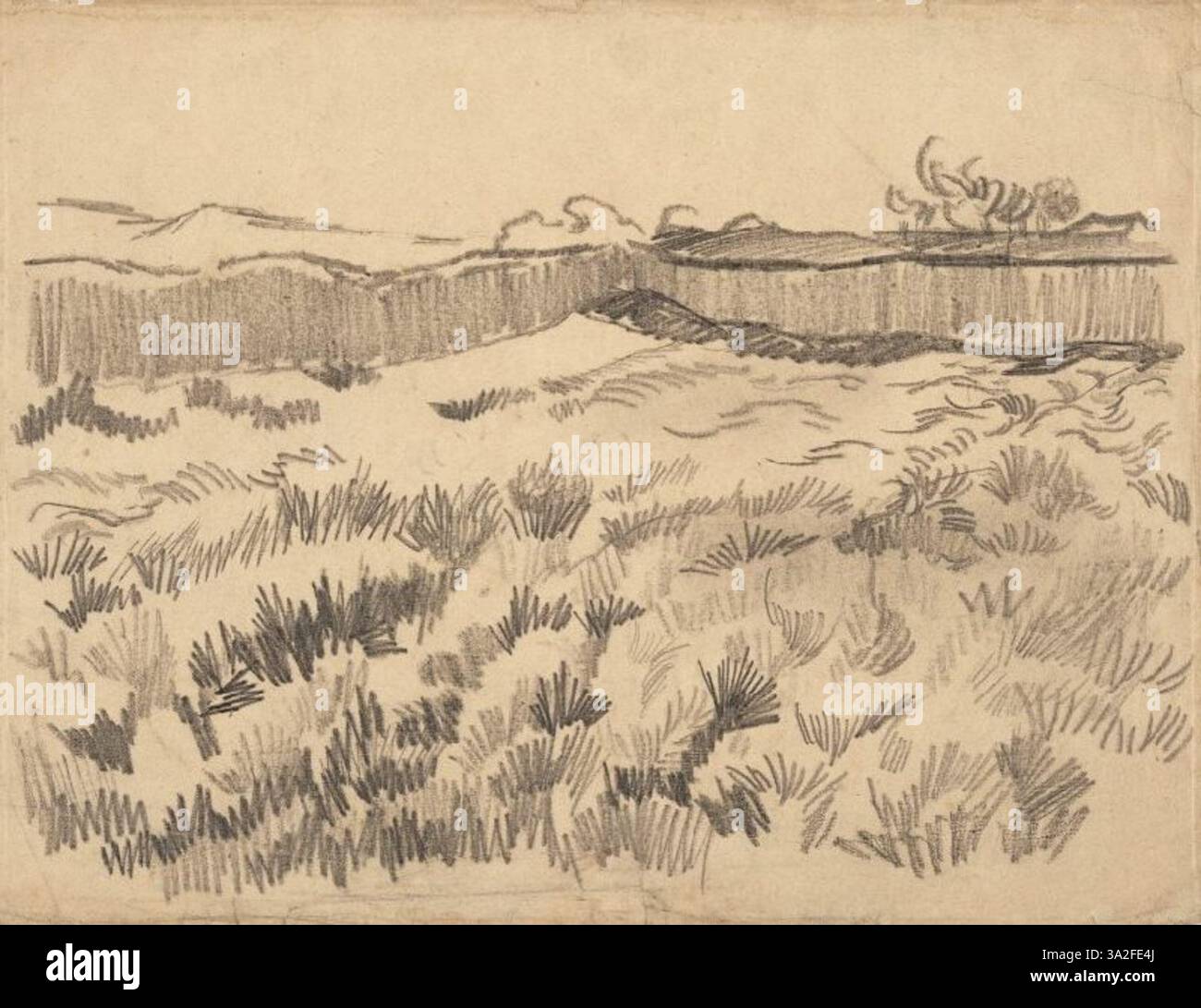 This painting by Vincent van Gogh showcases his characteristic thick ...