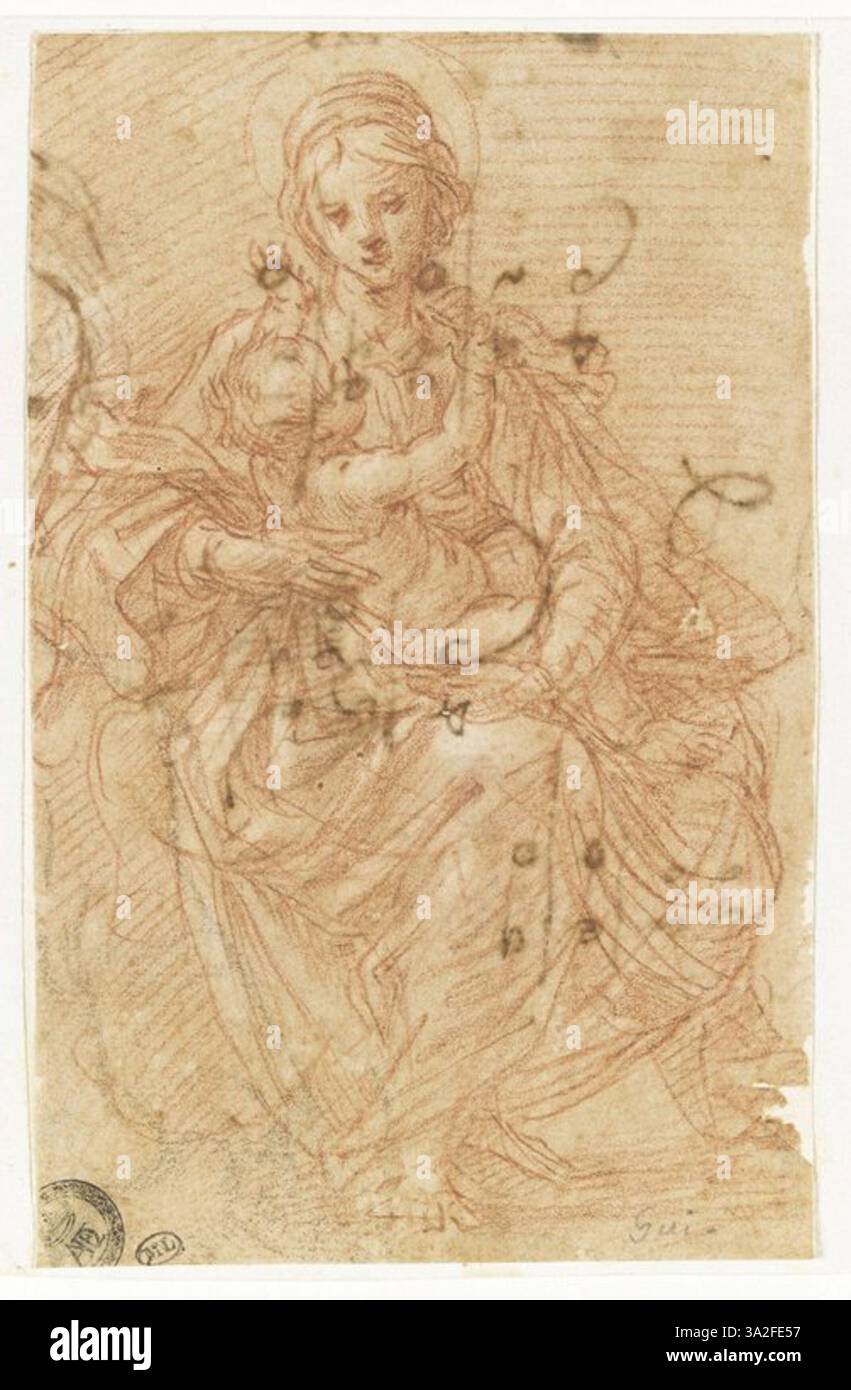 This depiction of the Virgin Mary with the infant Jesus emphasizes their bond, highlighting both ...