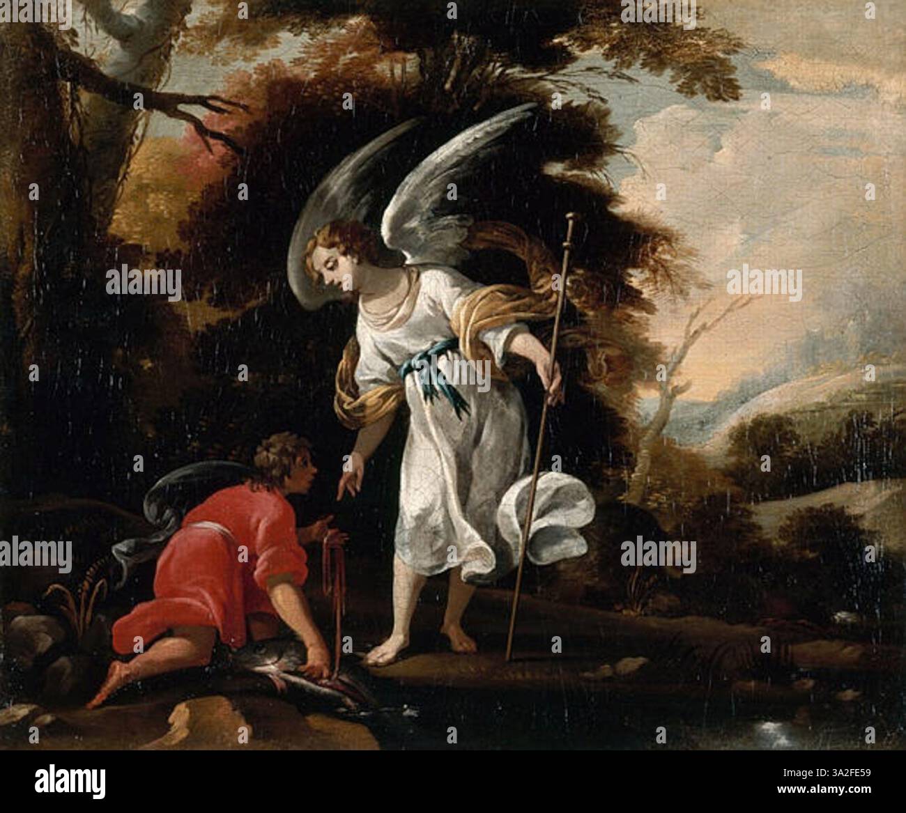 This work attributed to Simon Vouet’s entourage depicts the biblical ...