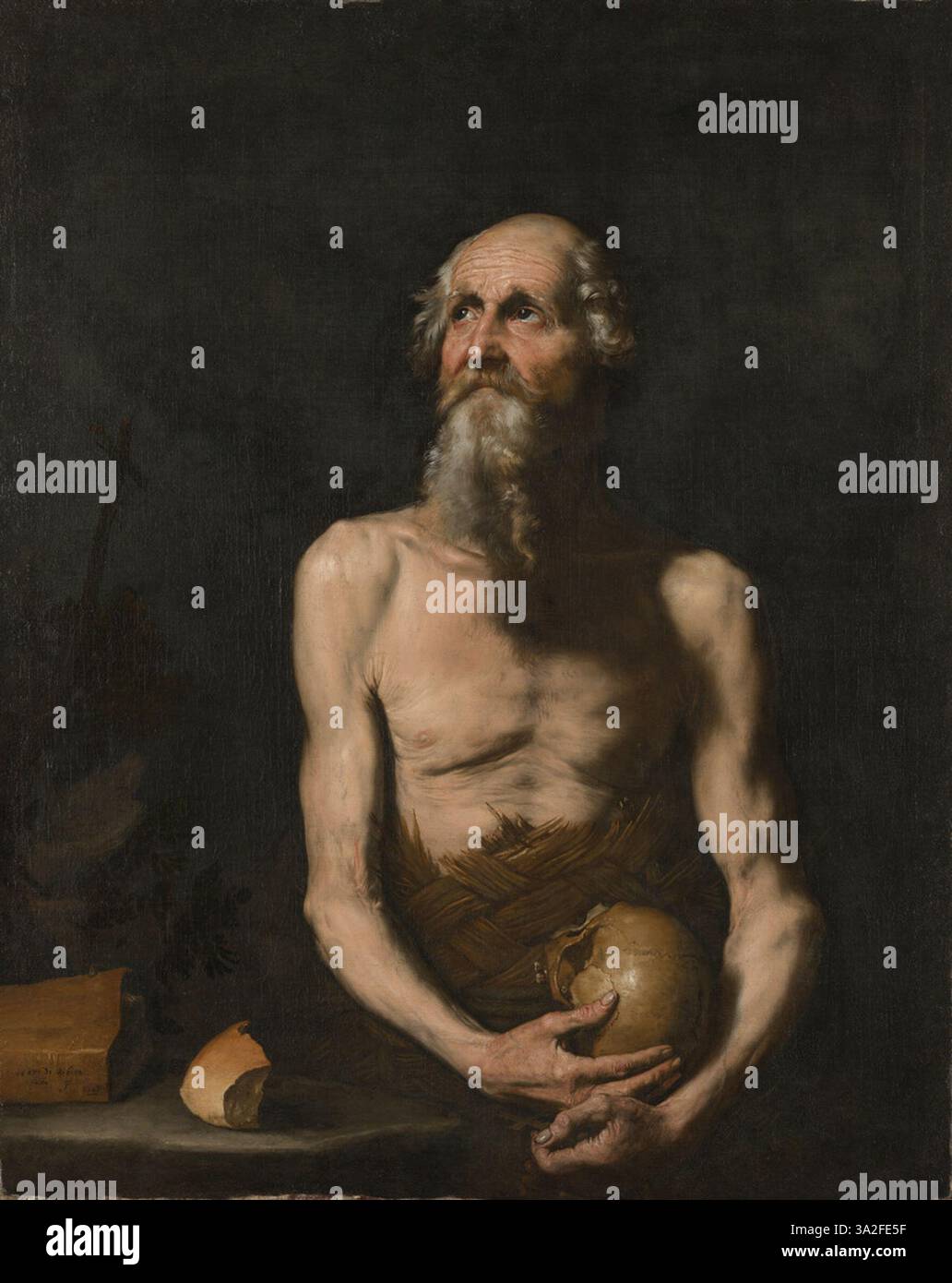 ‘Paulus Eremita’ (Saint Paul the Hermit) by Jusepe de Ribera, painted ...