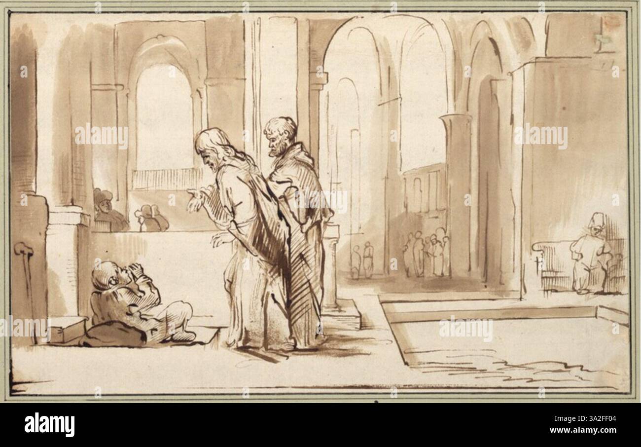 This anonymous painting, connected to Rembrandt’s workshop, reflects ...