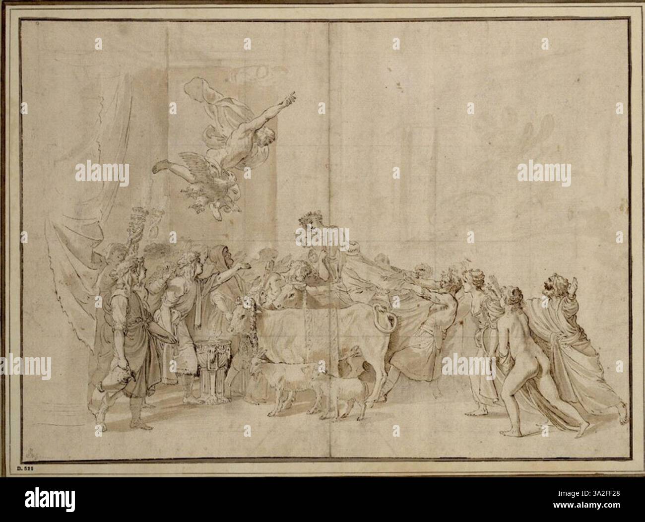 This artwork by Adam Elsheimer, titled 'Il Contento', captures a subject in a peaceful state of ...