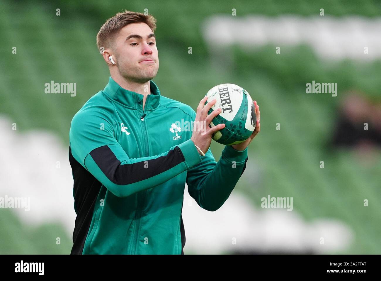 File photo dated 01/02/25 of Ireland fly-half Jack Crowley, who will ...