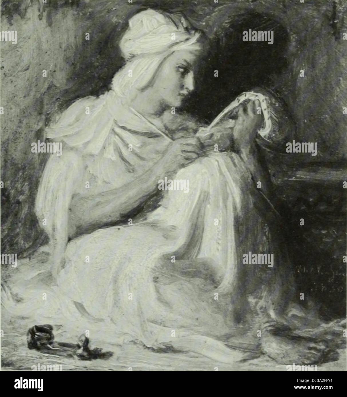 This work by Théodore Chassériau, from the Sandoz series, features a ...