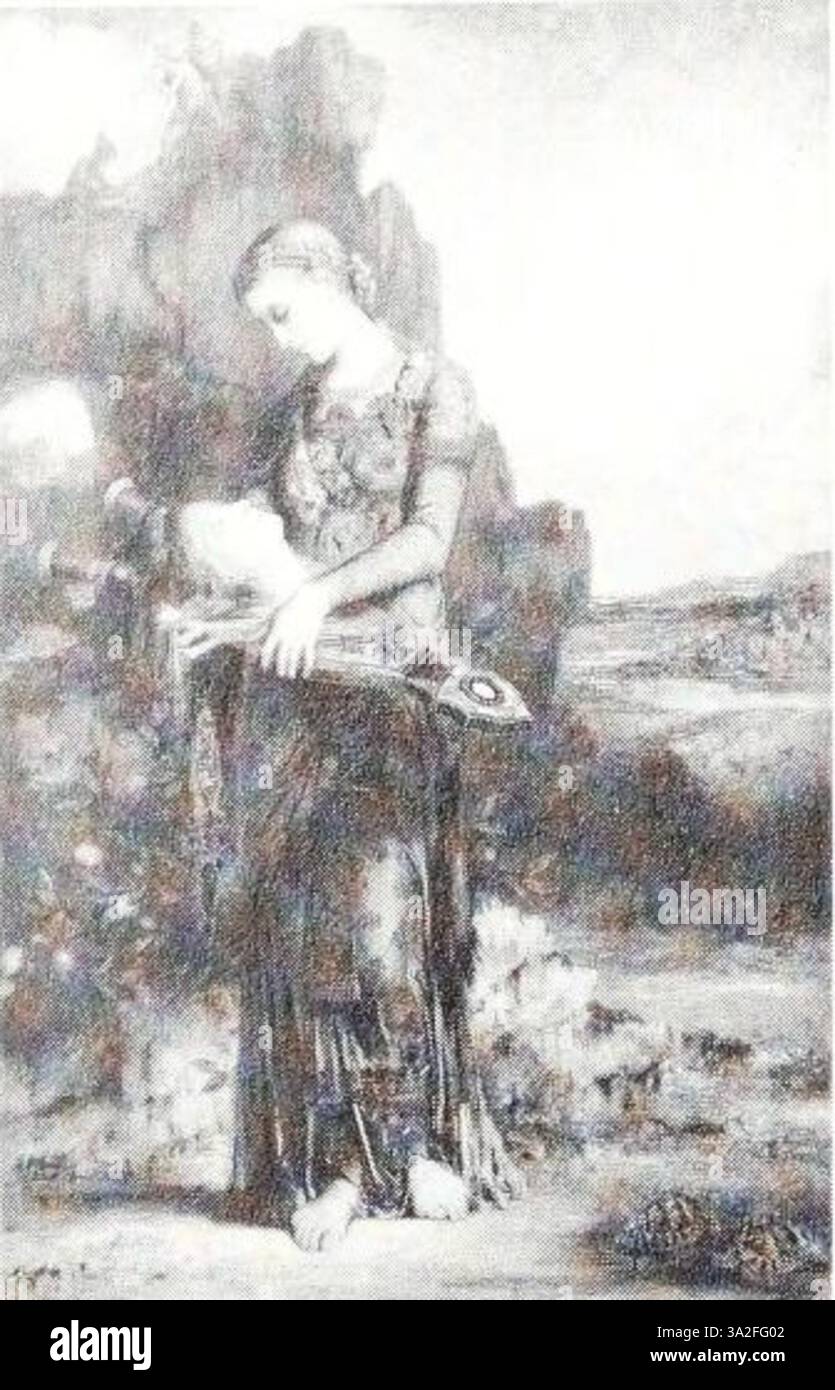 Gustave Moreau’s 'Orphée' (Orpheus) painting from 1865 depicts the ...