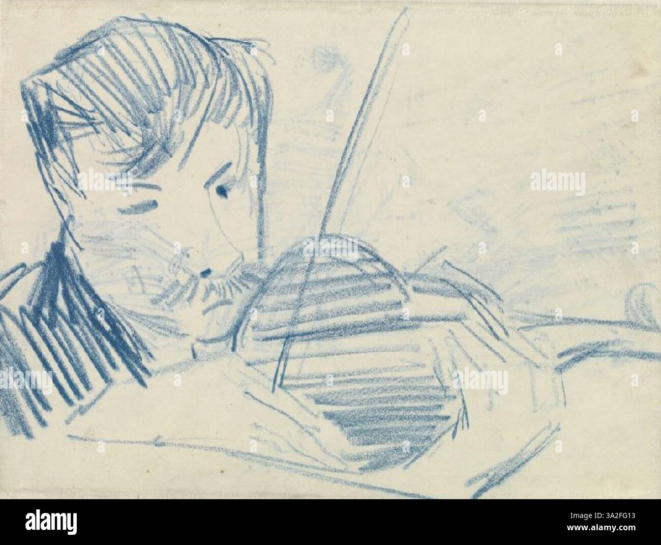 This artwork by Vincent van Gogh (1853–1890) displays his signature ...