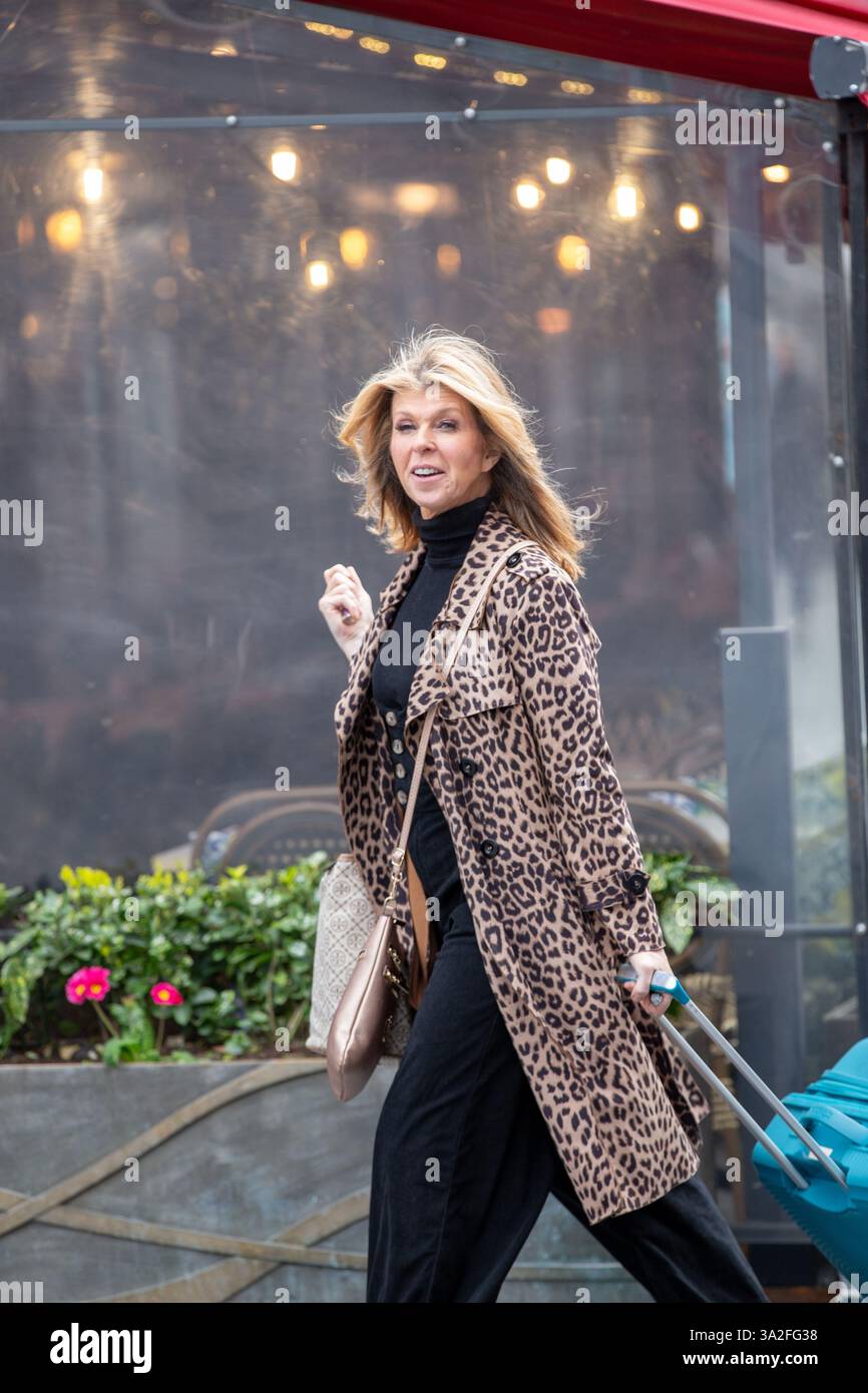 London, England, UK. 13th Mar, 2025. Kate Galloway Arrives at Global ...