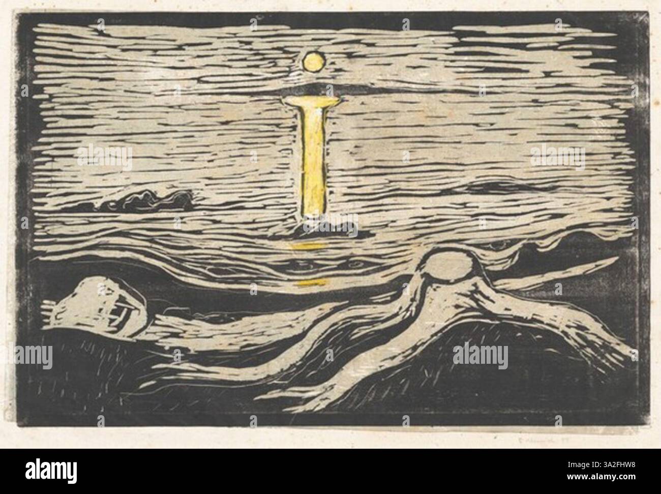 'Mystical Shore' by Edvard Munch captures a symbolic and atmospheric ...