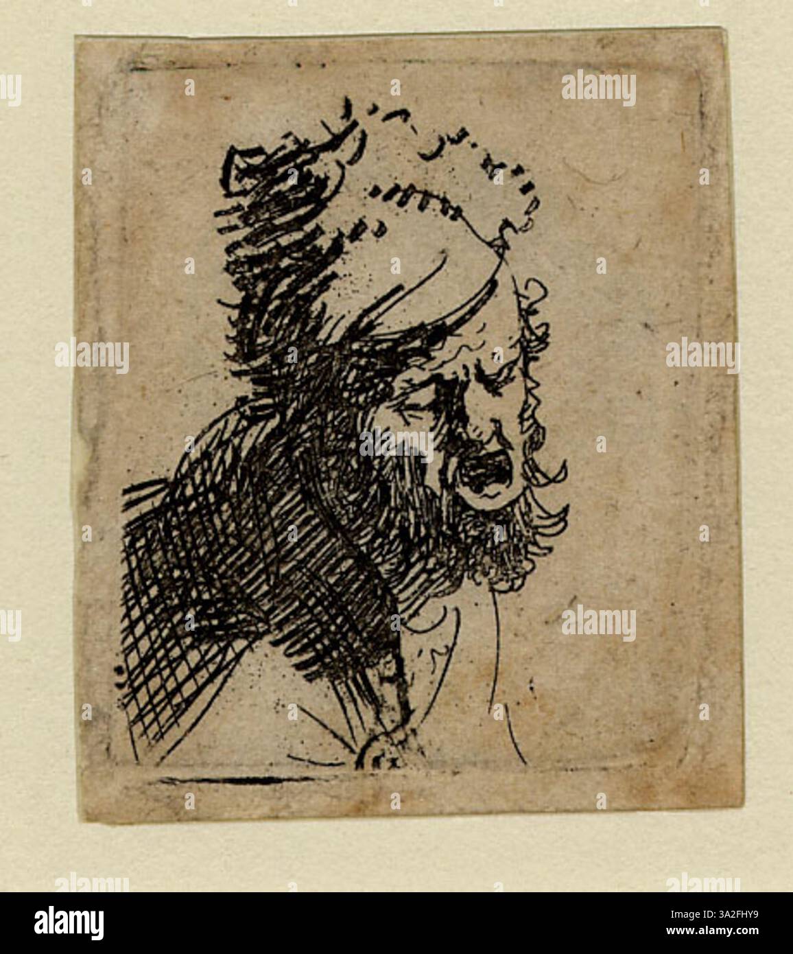 This Rembrandt etching showcases his exceptional technique in using ...