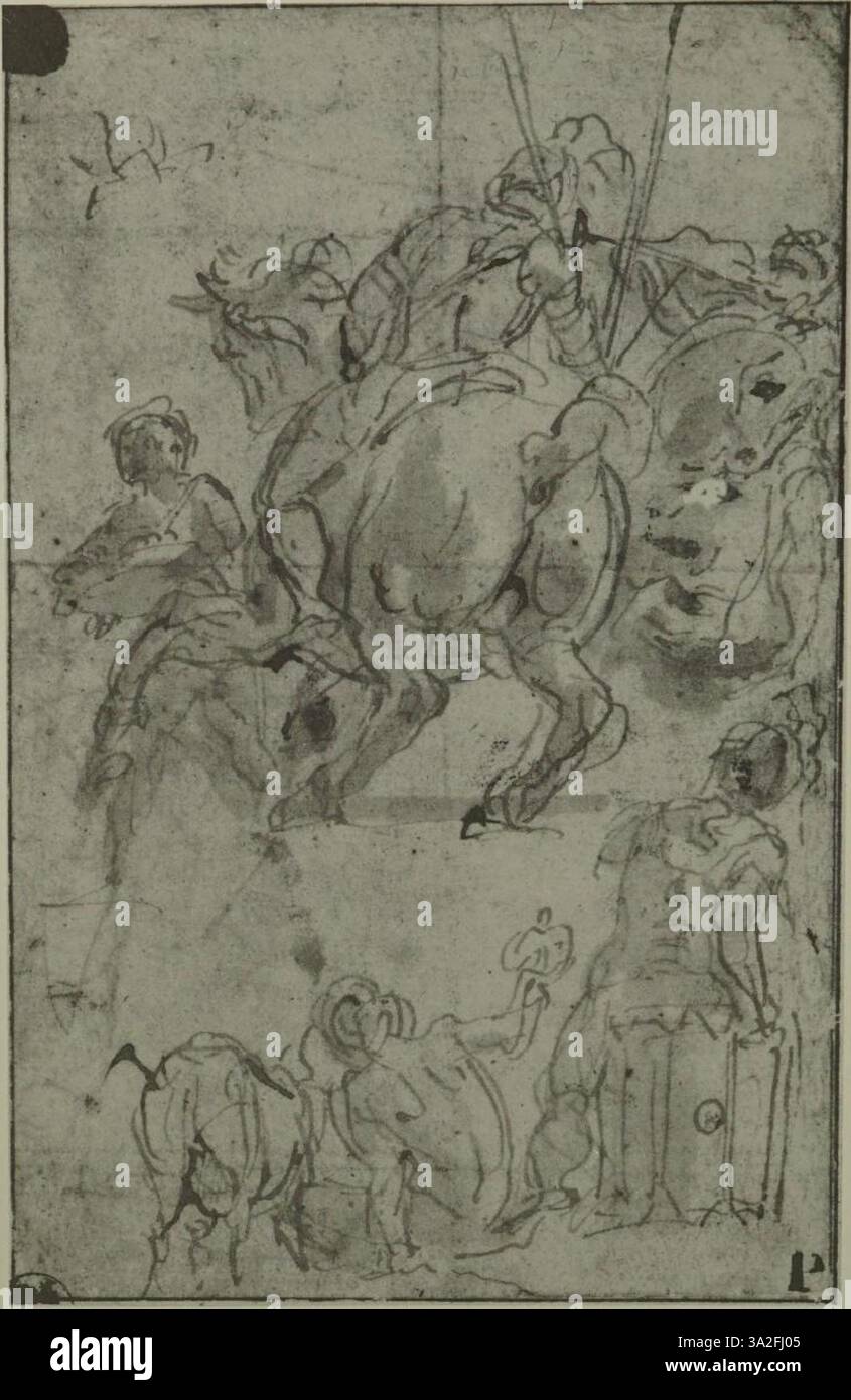 Paolo Veronese’s painting displays figures in an elaborate setting ...