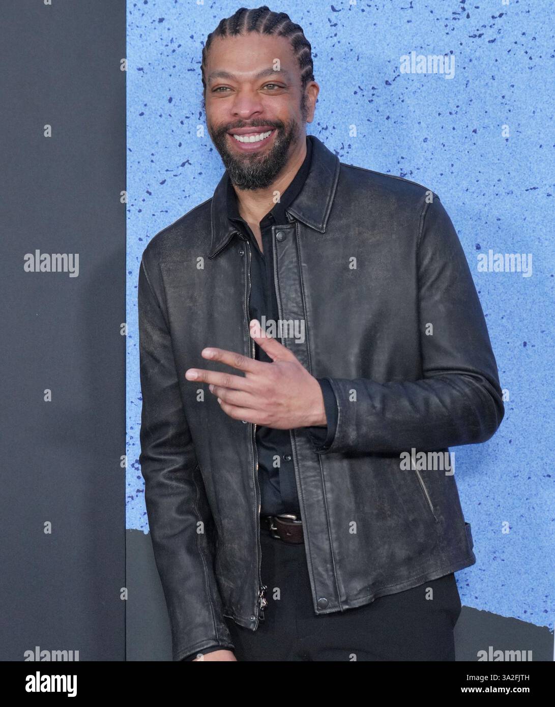 DeRay Davis arrives at the Apple TV+'s NUMBER ONE ON THE CALL SHEET Los ...