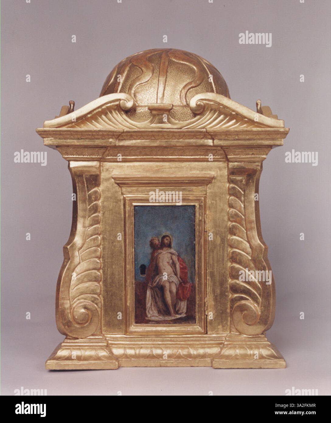 This restored front panel of the tabernacle from Veronese’s polyptych ...