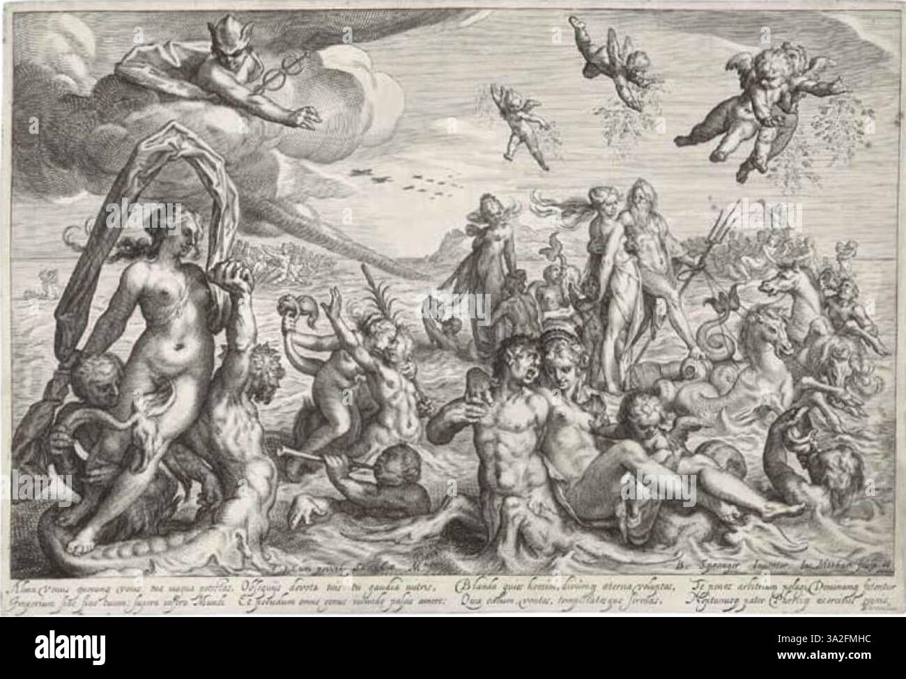 This work by Bartholomeus Spranger explores mythological themes through ...