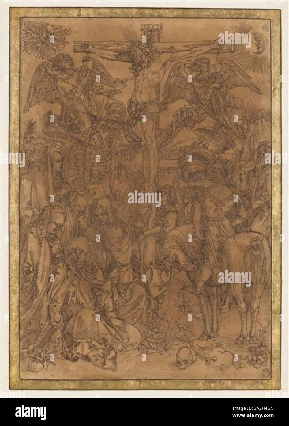 This reproduction of Dürer’s Christ on the Cross represents the ...