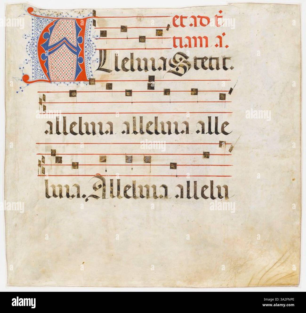 This manuscript text by Lorenzo Monaco, dated between 1370 and 1425 ...