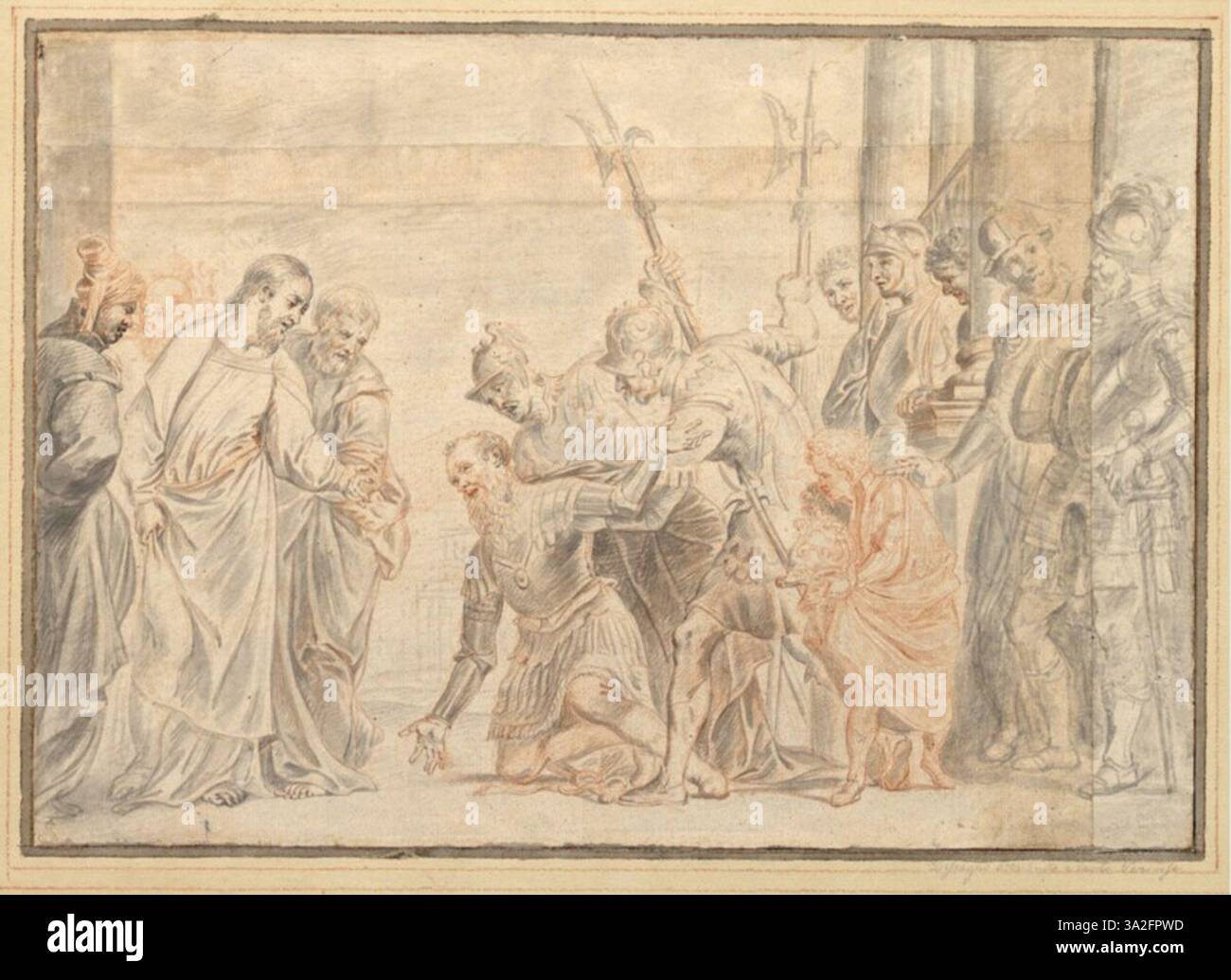 This painting, 'The Centurion of Capernaum before Christ,' illustrates ...