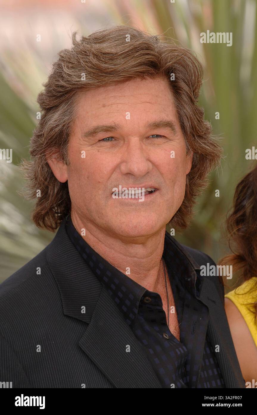 KURT RUSSELL."Death Proof" photocall during the 60th International Film ...