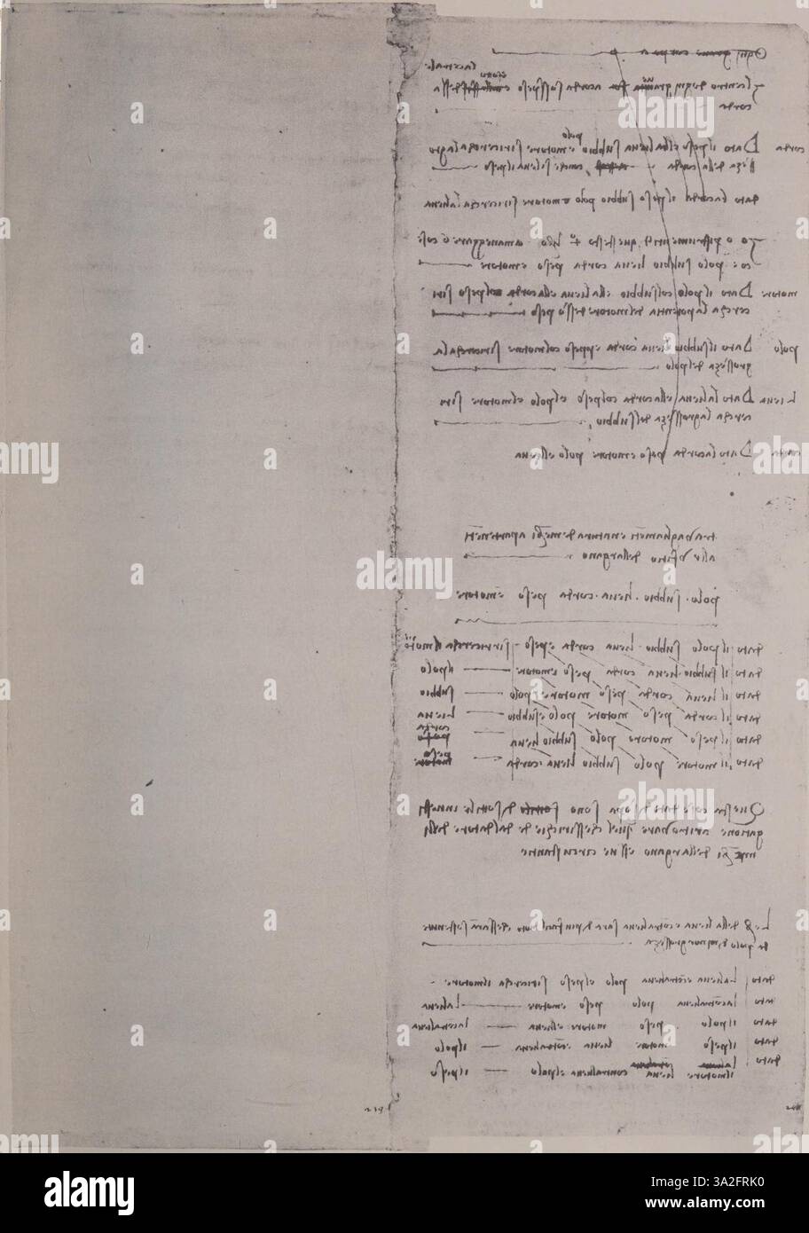 ‘Clark, 19142-19141 verso’ by Leonardo da Vinci features detailed ...