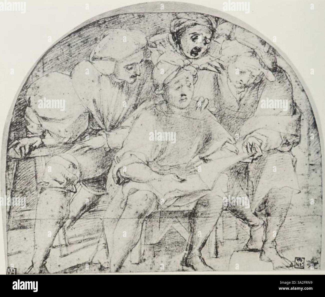 Pontormo’s use of vibrant color and dramatic postures in this piece ...