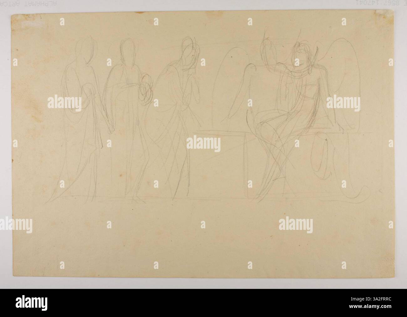 C197v by Bertel Thorvaldsen is a marble sculpture featuring idealized ...