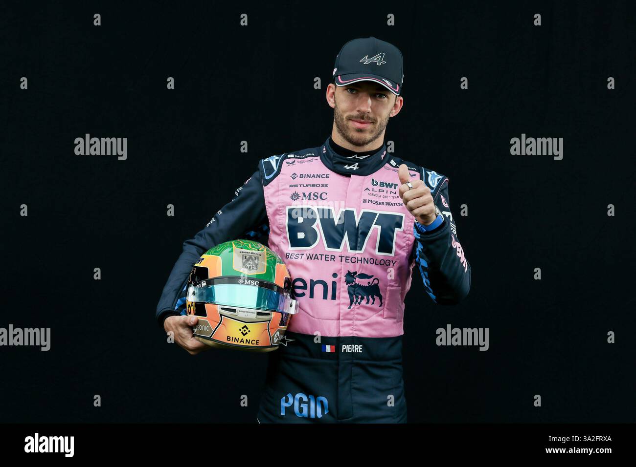 MELBOURNE, AUSTRALIA - MARCH 13: Pierre Gasly of France and BWT Alpine ...