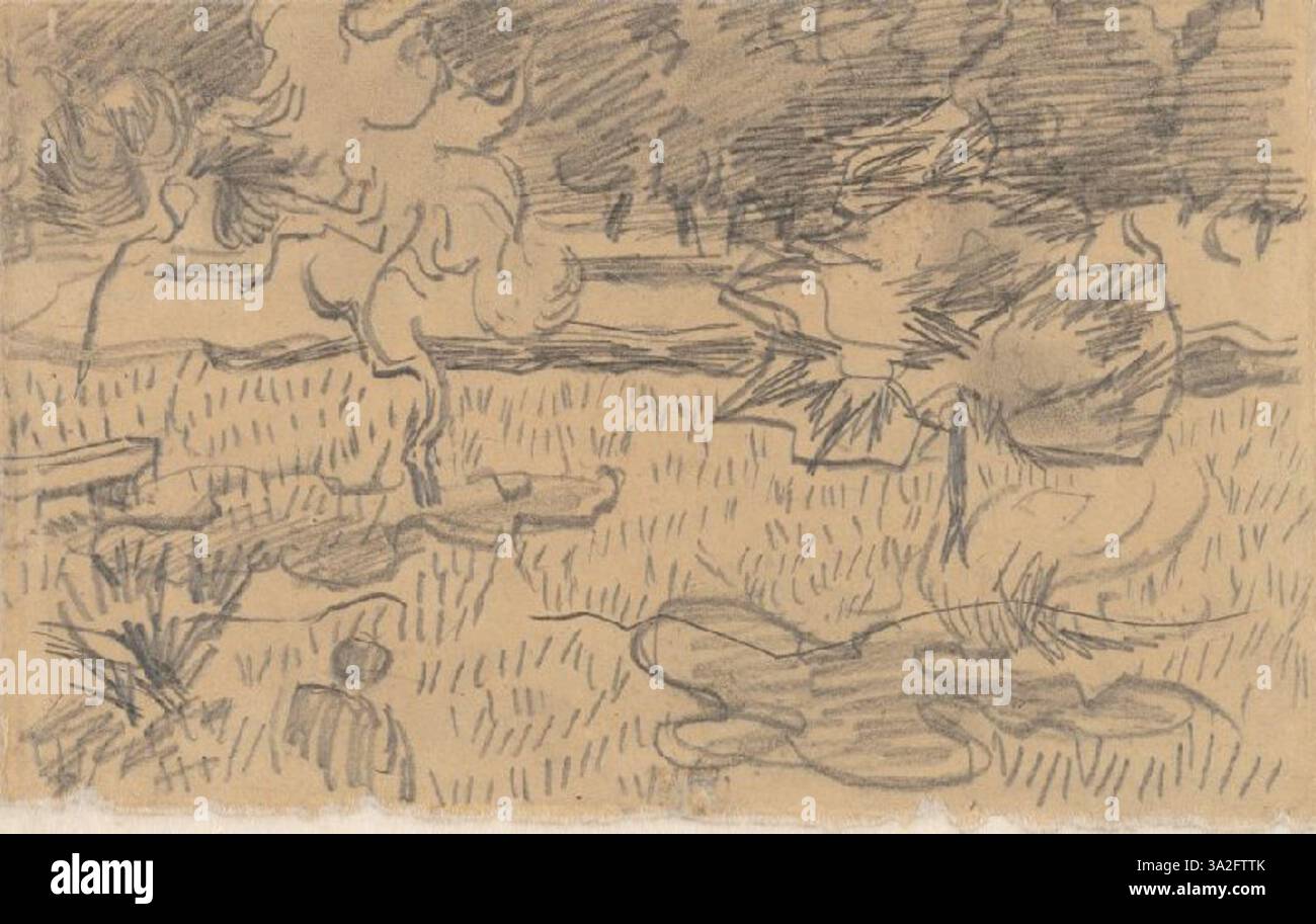 This Vincent van Gogh artwork displays his signature expressive ...