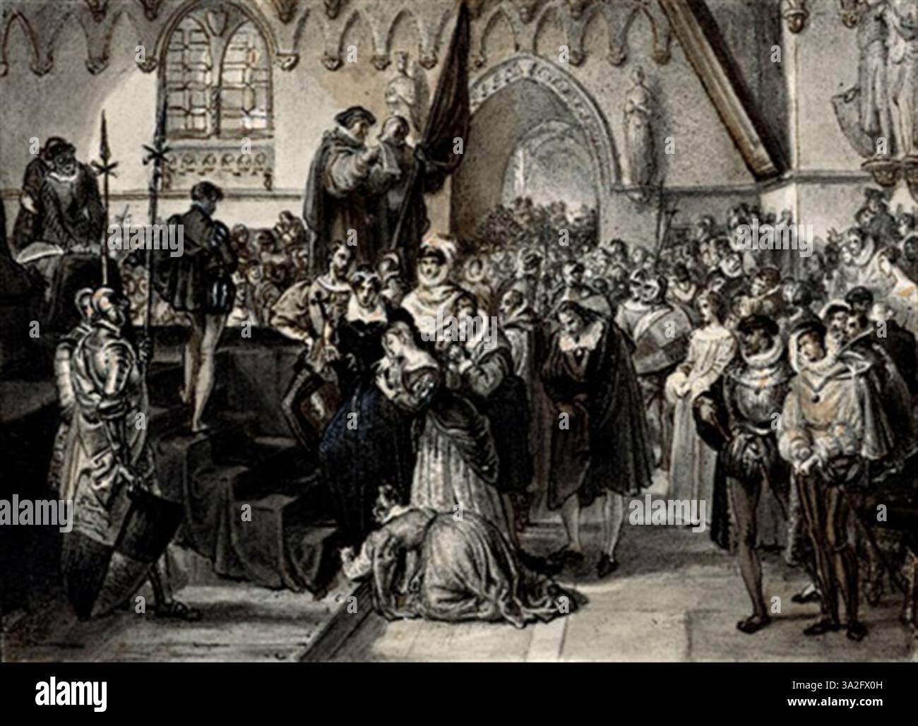 Francesco Hayez’s 1826-1827 painting portrays the dramatic moment of ...